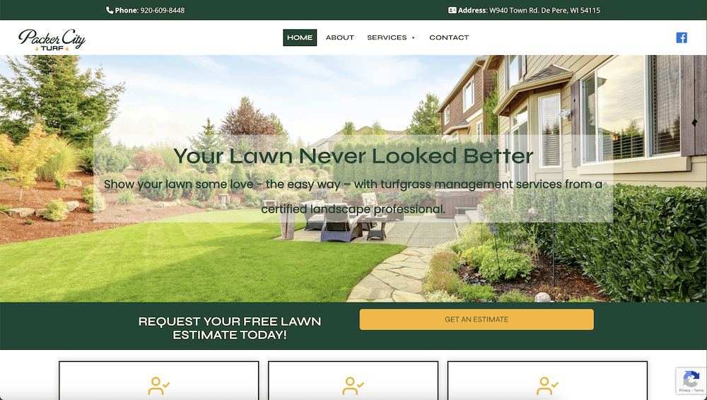 Portfolio of Packerland Websites - Stylish, Appealing, and Effective